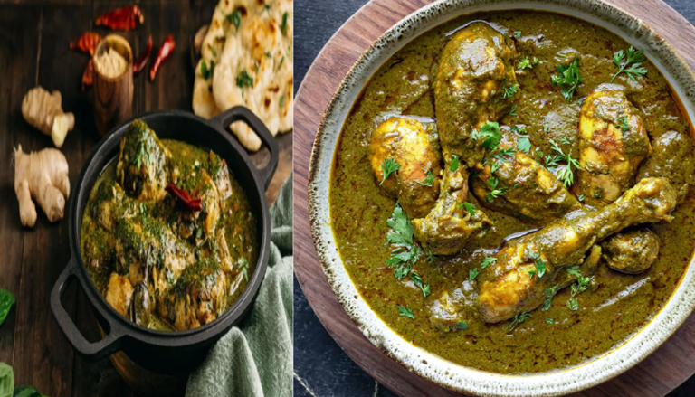 Palak Chicken Recipe | Easy & Delicious Spinach Chicken Curry for ...