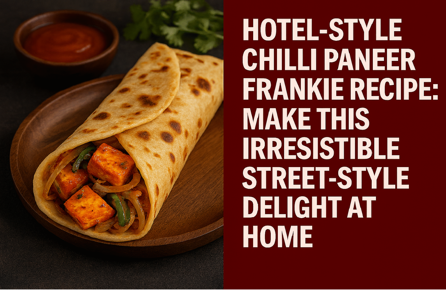 Hotel-Style Chilli Paneer Frankie Recipe: Make This Irresistible Street ...
