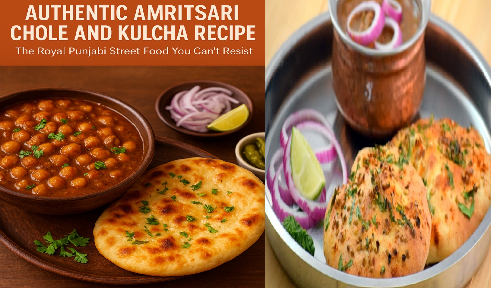 Authentic Amritsari Chole and Kulcha Recipe: The Royal Punjabi Street ...