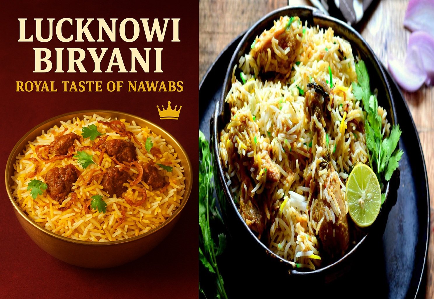 Royal flavors of Lucknowi Biryani, straight from the Nawabi kitchens of ...