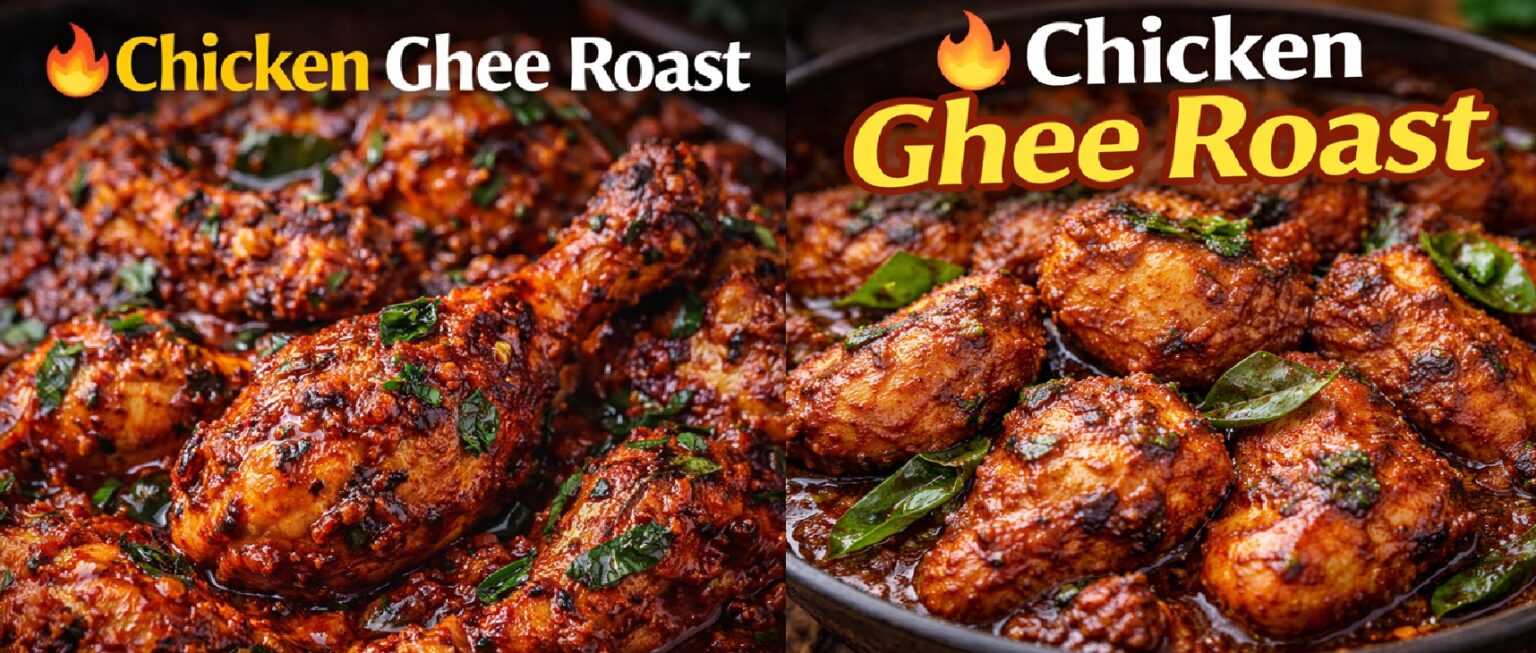 Ghee Roast Chicken Recipe - Hot Ghee Roast Chicken in the Mangalorean ...