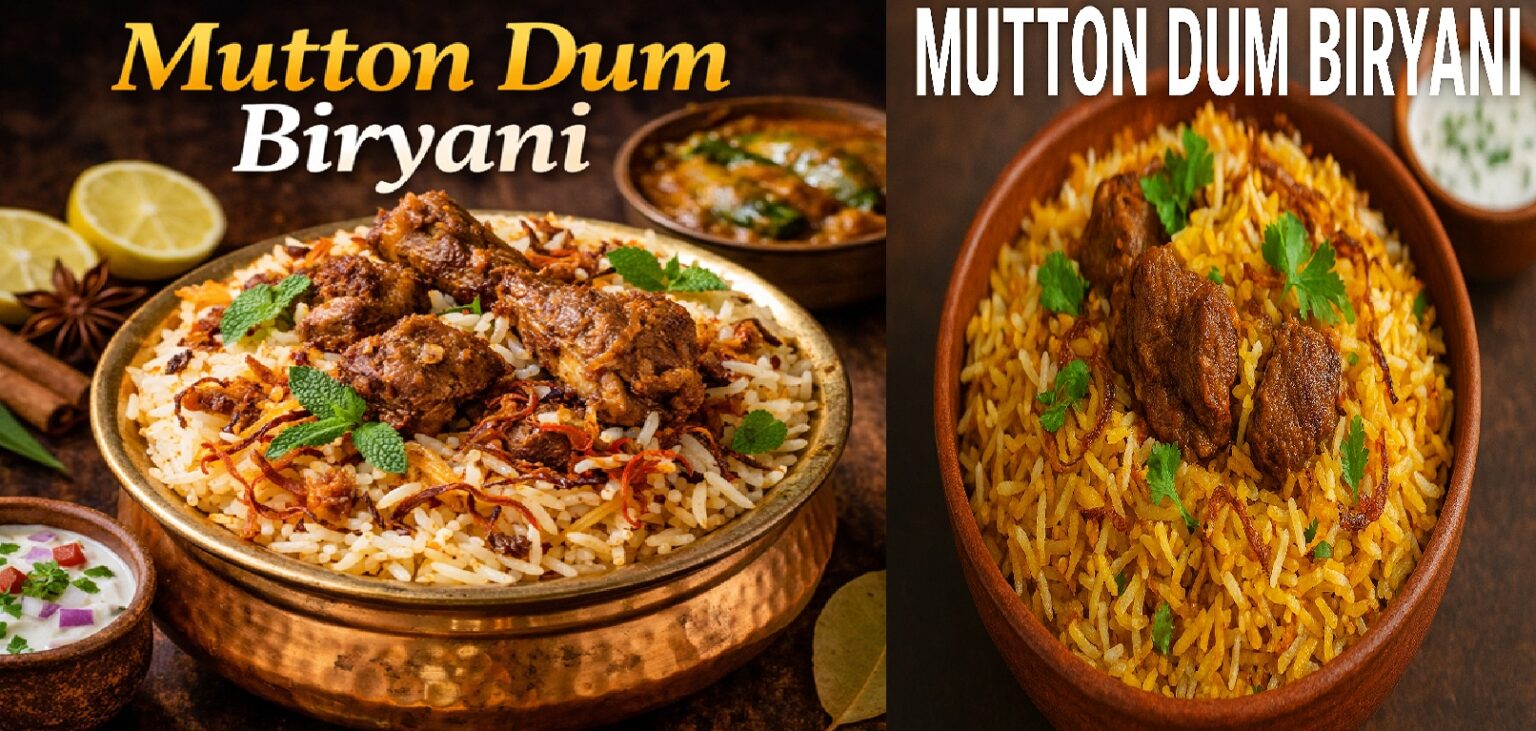 Mutton Dum Biryani Recipe: How to Make Authentic Royal-Style Biryani at ...