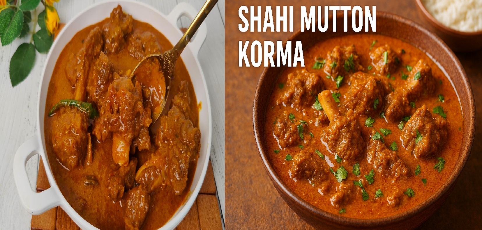 Shahi Mutton Korma Recipe: Royal Mughlai Curry With Rich, Aromatic ...
