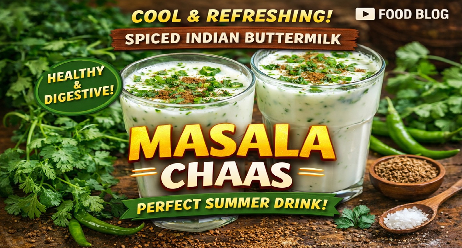 Masala Chaas Recipe: Refreshing Spiced Buttermilk for Ultimate Summer ...